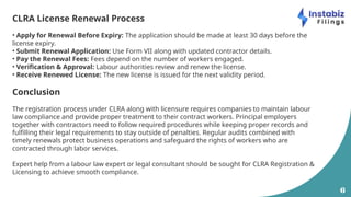Step-by-Step Guide to CLRA Registration Process | PPTX