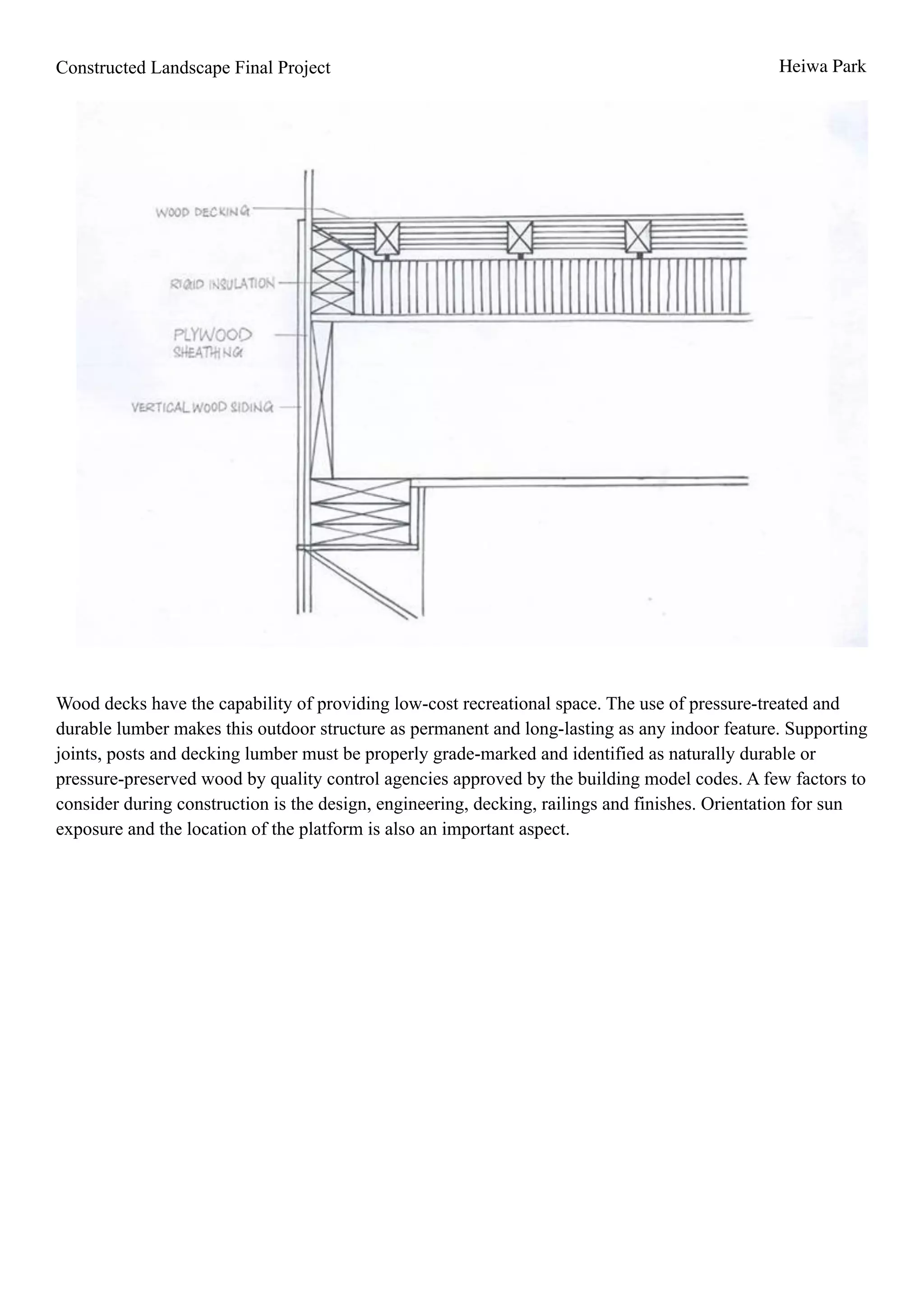 Constructed Landscape Final Project Report | PDF