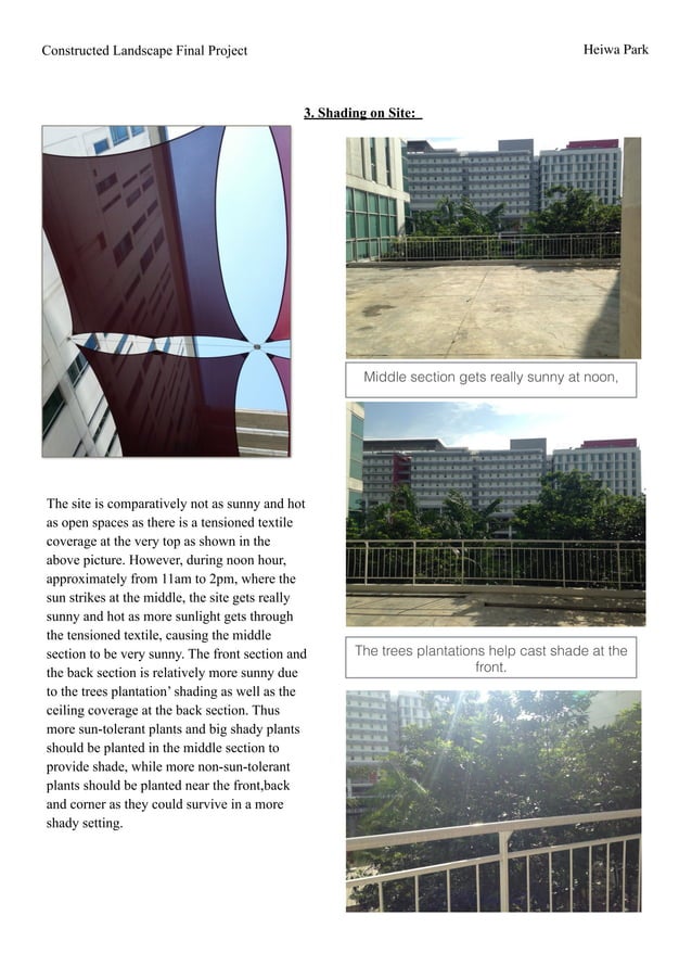 Constructed Landscape Final Project Report | PDF