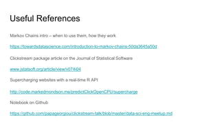 Clickstream analytics with Markov Chains | PPT