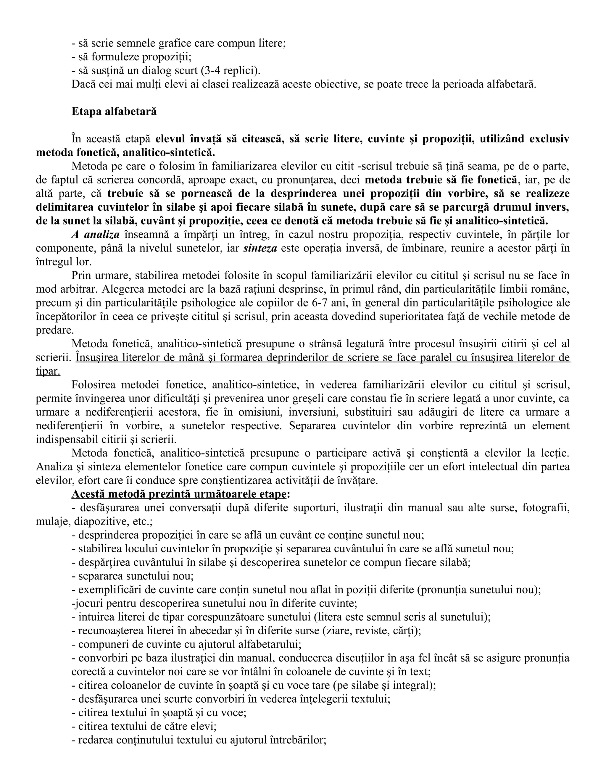 Cls 1 metoda fonetica-analitico_sintetica | DOC