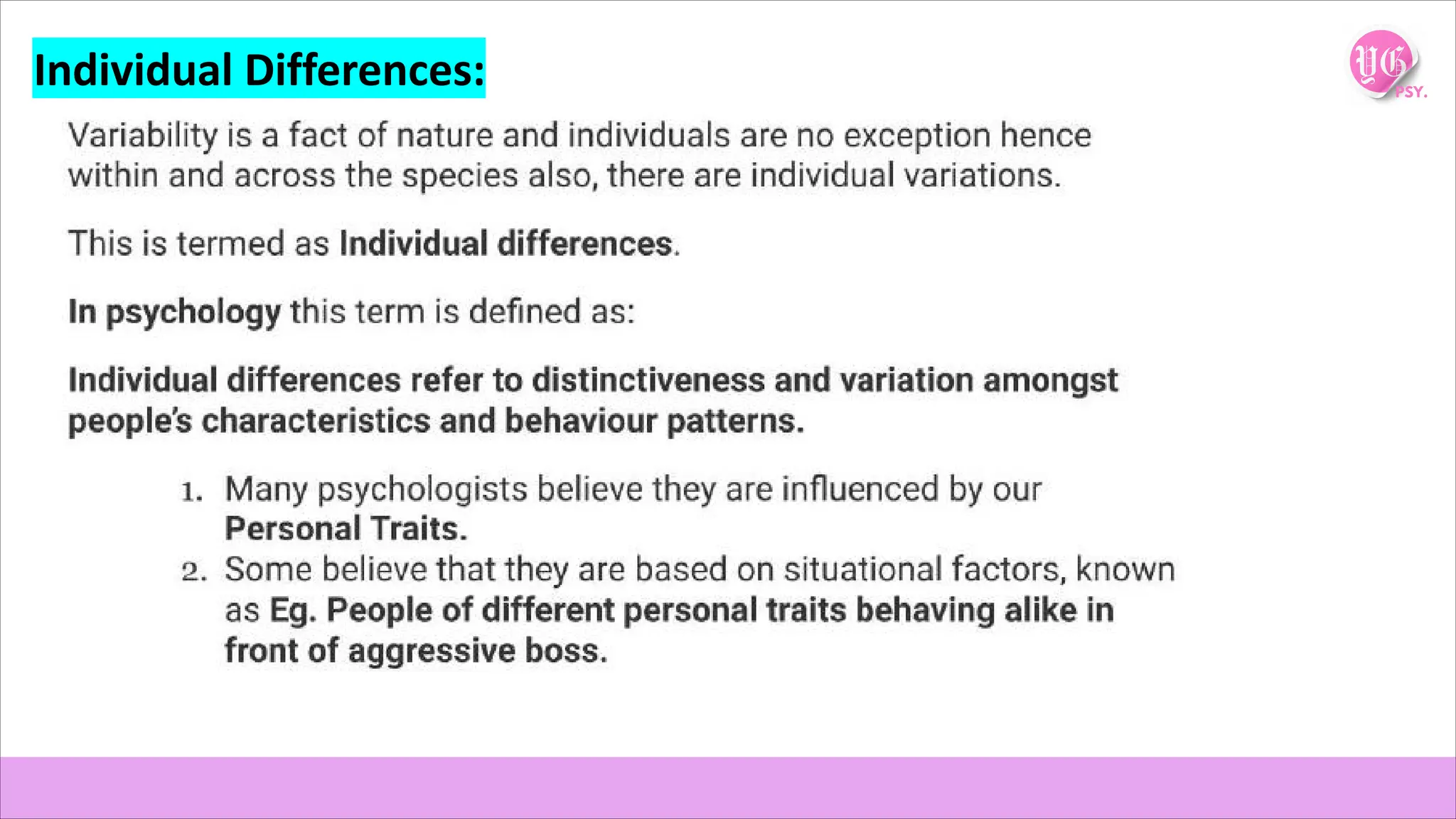 CLS 12- PSYCHOLOGY CH 01 - Variations in Psychological Attributes | PDF