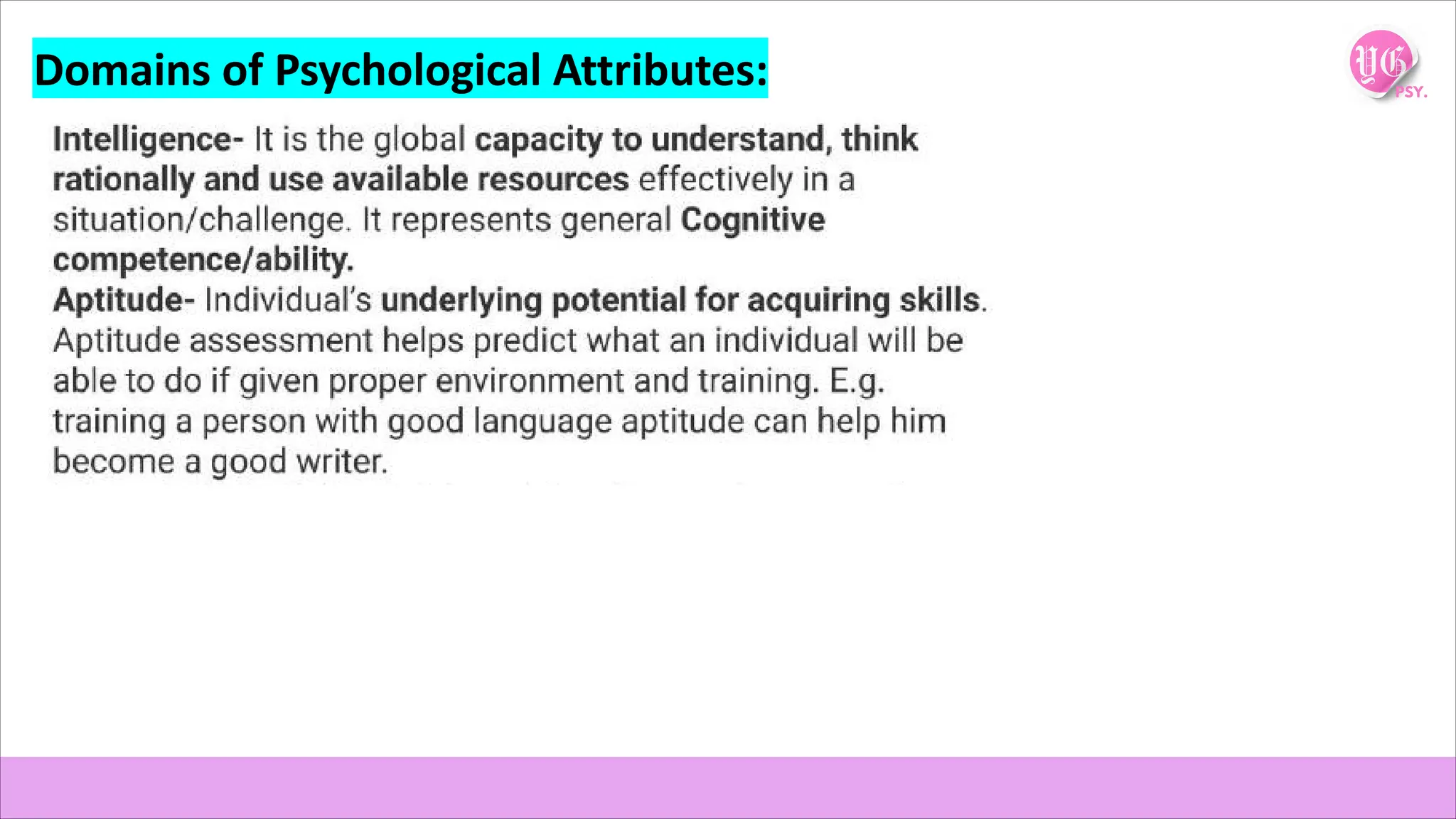 CLS 12- PSYCHOLOGY CH 01 - Variations in Psychological Attributes | PDF
