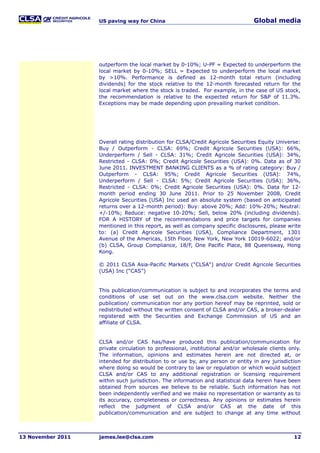 CLSA AsiaUSA Forum takeaways: USA paving way for China | PDF