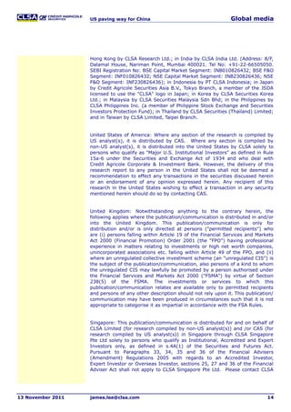 CLSA AsiaUSA Forum takeaways: USA paving way for China | PDF