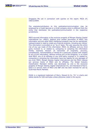 CLSA AsiaUSA Forum takeaways: USA paving way for China | PDF