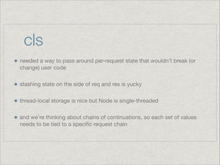 CLS & asyncListener: asynchronous observability for Node.js