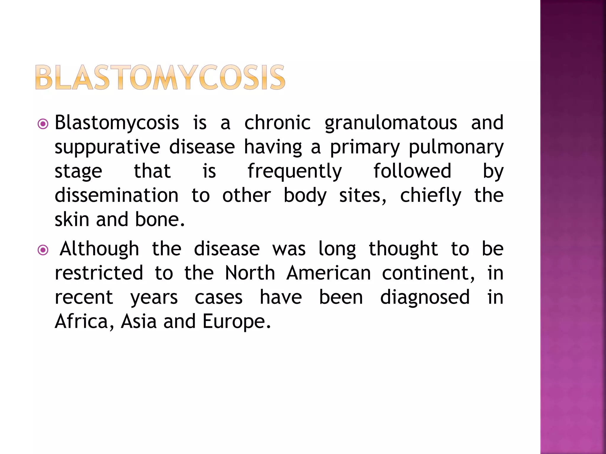 CLS Blastomyces dermatitidis.pptx