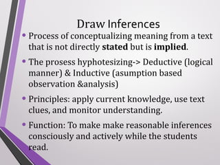Teaching To Find Main Idea and Inference | PPT