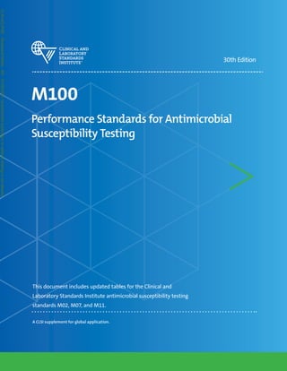 Performance Standards for Antimicrobial Susceptibility Testing | PDF
