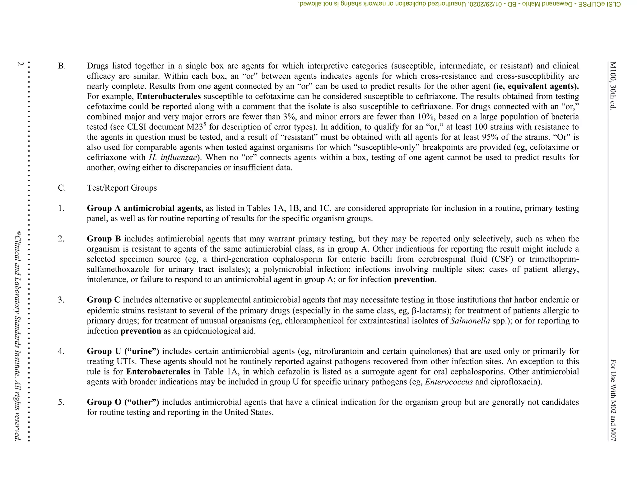 CLSI 2020.pdf | Infectious Diseases | Diseases and Conditions