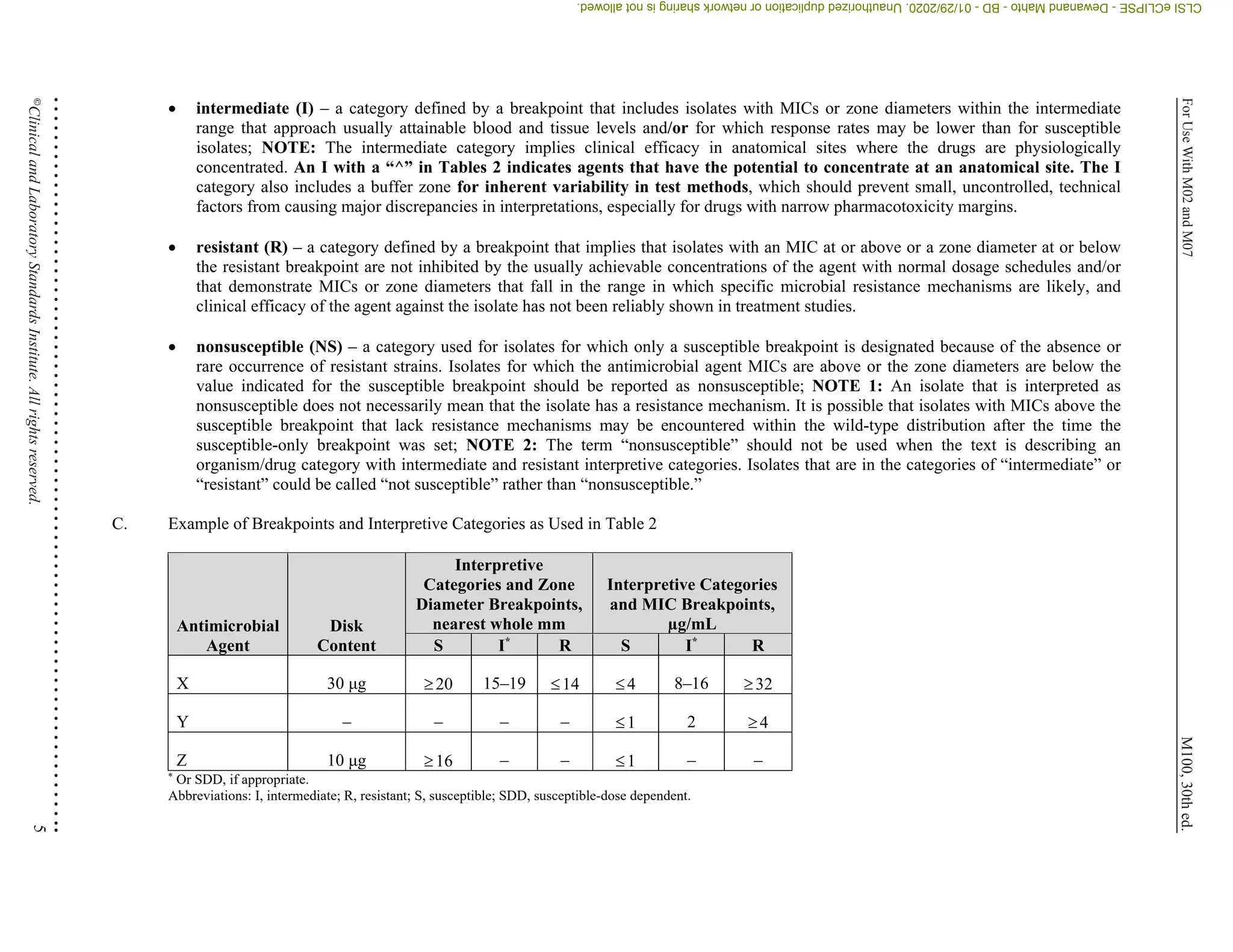 CLSI 2020.pdf | Infectious Diseases | Diseases and Conditions
