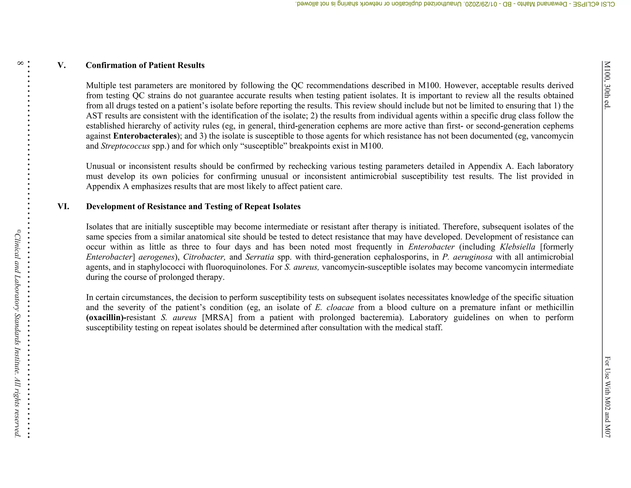 CLSI 2020.pdf | Infectious Diseases | Diseases and Conditions