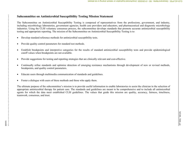 CLSI 2020.pdf | Infectious Diseases | Diseases and Conditions