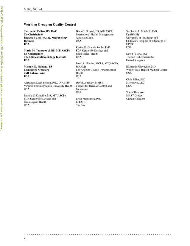 CLSI 2020.pdf | Infectious Diseases | Diseases and Conditions