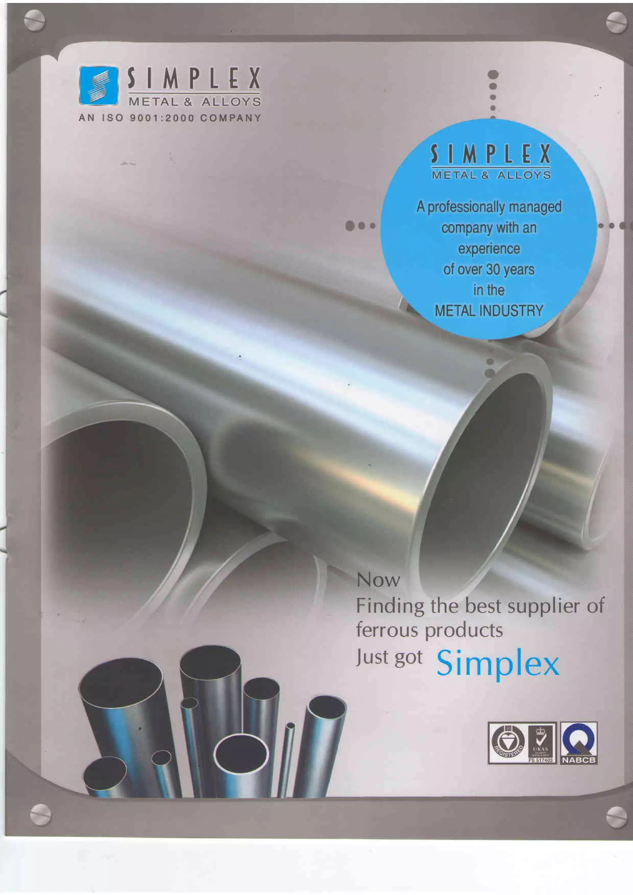 Simplex Metal & Alloys, Mumbai, Steel Products | PDF