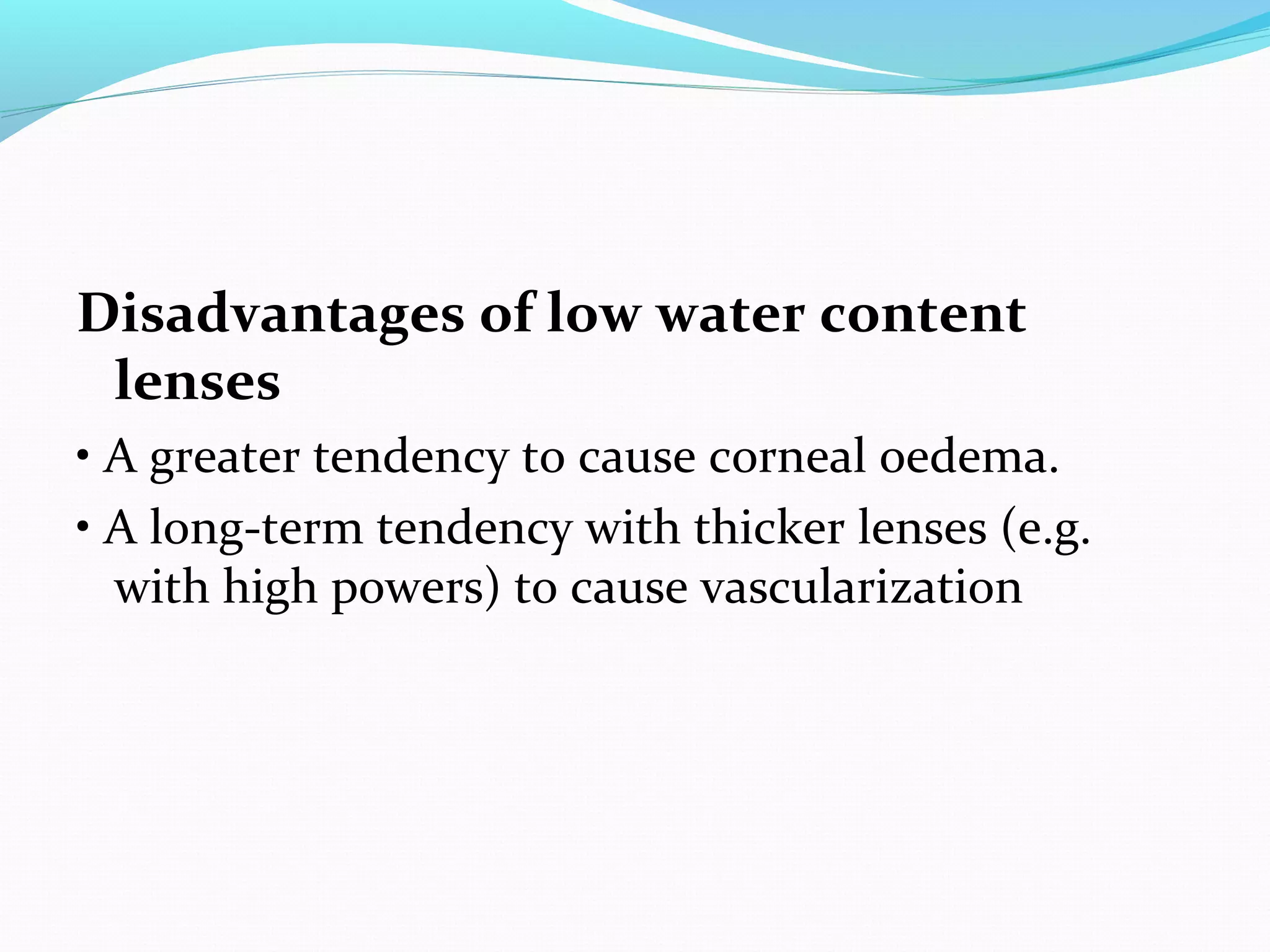 contact lens material | PPT