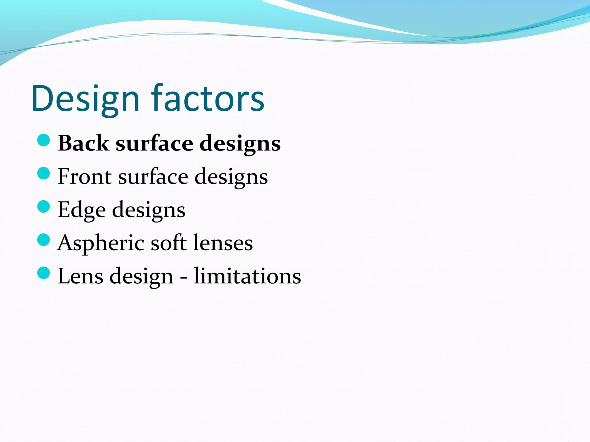 contact lens material | PPT