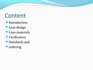 contact lens material | PPT