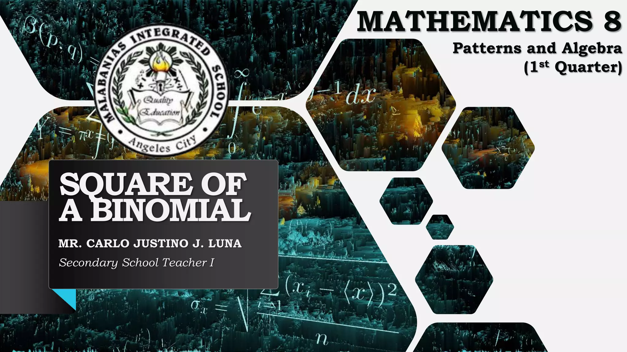 Square of a Binomial (Special Products) | PPSX