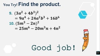 Square of a Binomial (Special Products) | PPSX