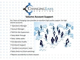 Changing Lives Staffing Service | PPT