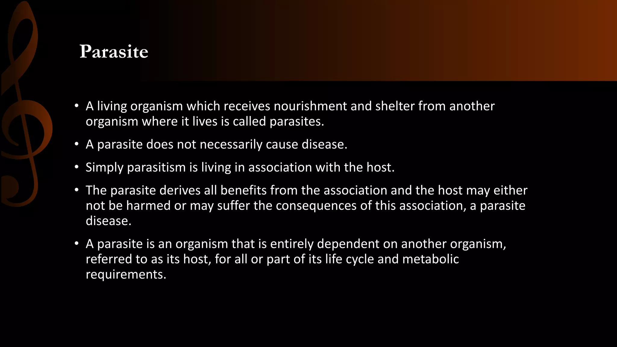 Clssification of parasites | PPTX