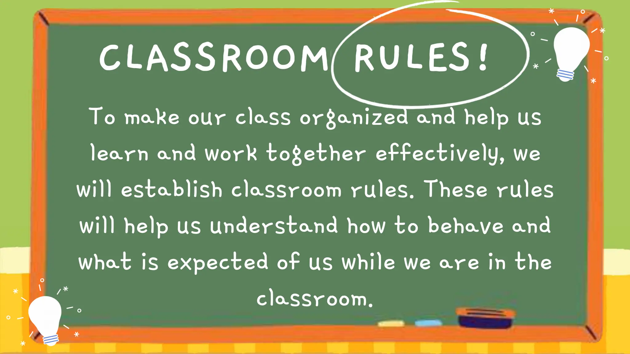 classroom orientation/ back to school... | PPTX