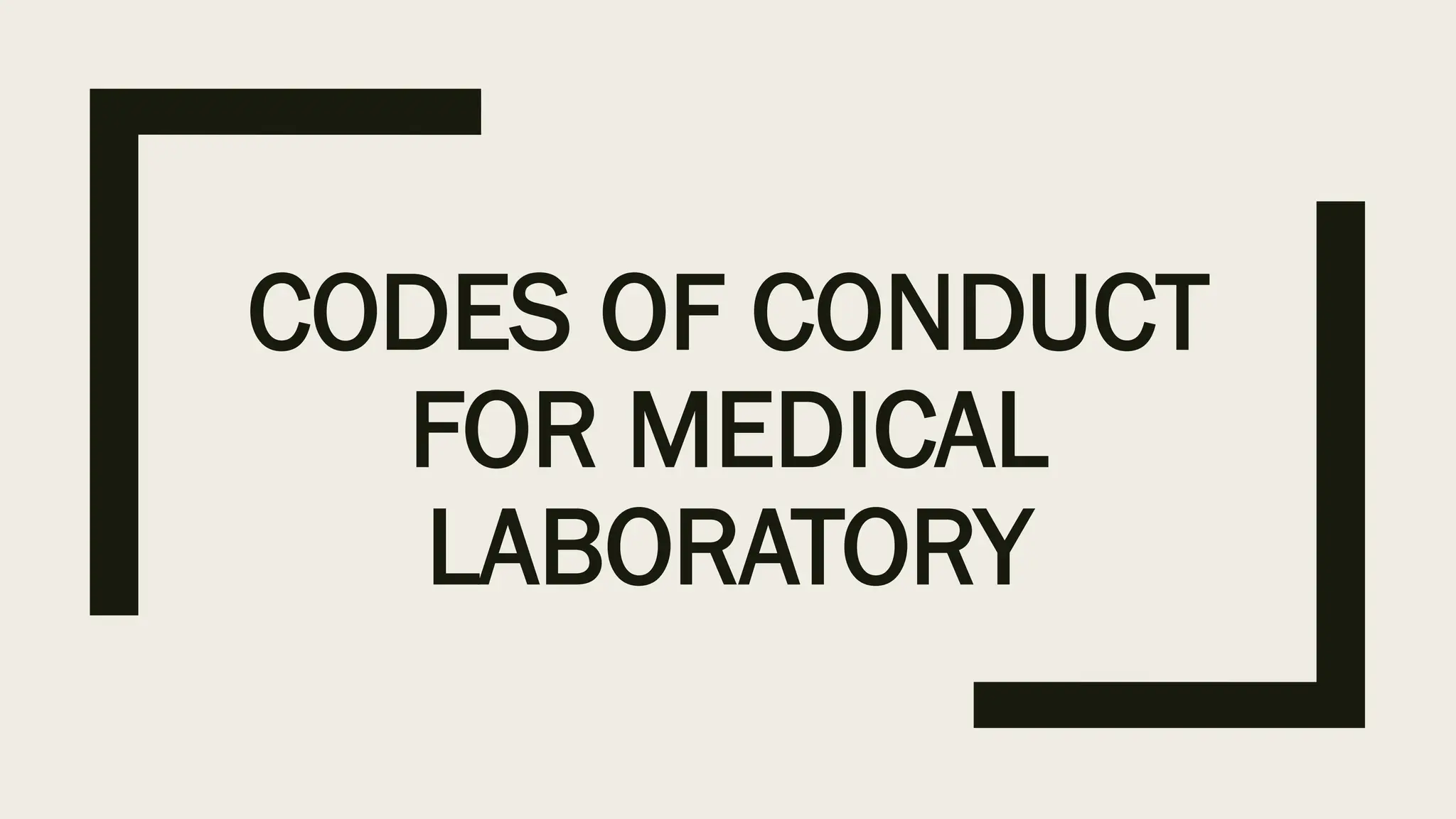 Clinical laboratory technology - codes of conduct for medical laboratory | PDF