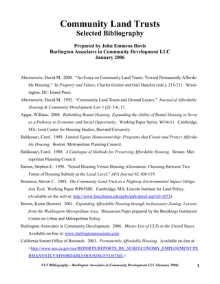 C L T Bibliography | PDF