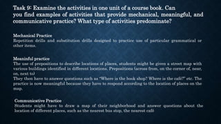 CLASSROOM ACTIVITIES IN COMMUNICATIVE LANGUAGE TEACHING | PPTX