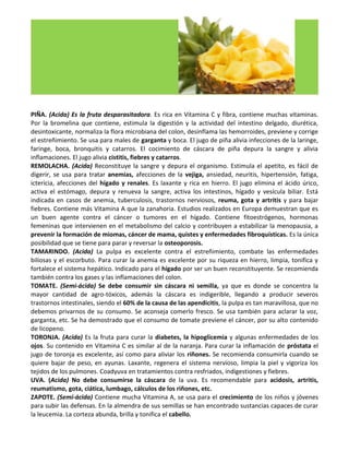 Ttarea 1 word frutoterapia | DOCX