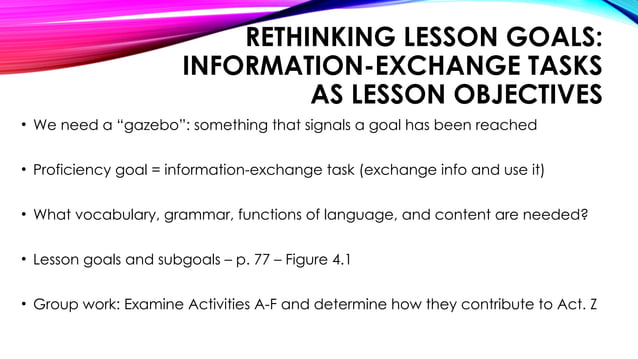 Building toward a proficiency goaaaaaaal | PPT