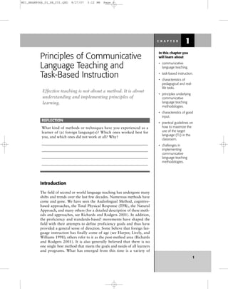 Communicative Language Teaching | PDF