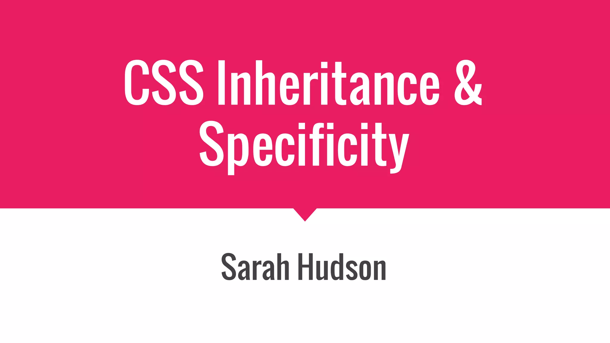 Charlotte Fed Css Inheritance And Specificity Ppt