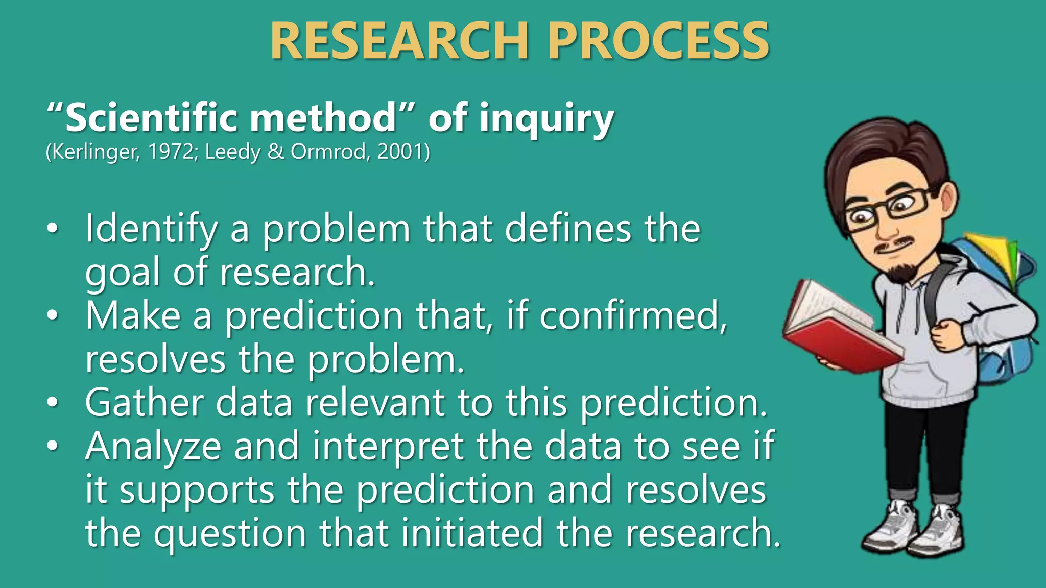 The Process of Conducting Educational Research | PPTX