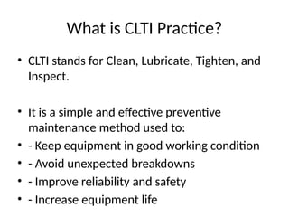 CLTI_Practice_Presentation_TPM_Best_Practice | PPTX