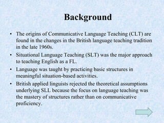 Communicative Language Teaching | PPTX