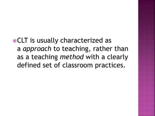 Clt presentation | PPT