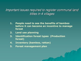 6-10-2011 Case example: Communal land titling in Sangthong district ENG ...