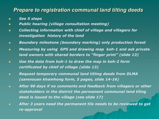 6-10-2011 Case example: Communal land titling in Sangthong district ENG ...