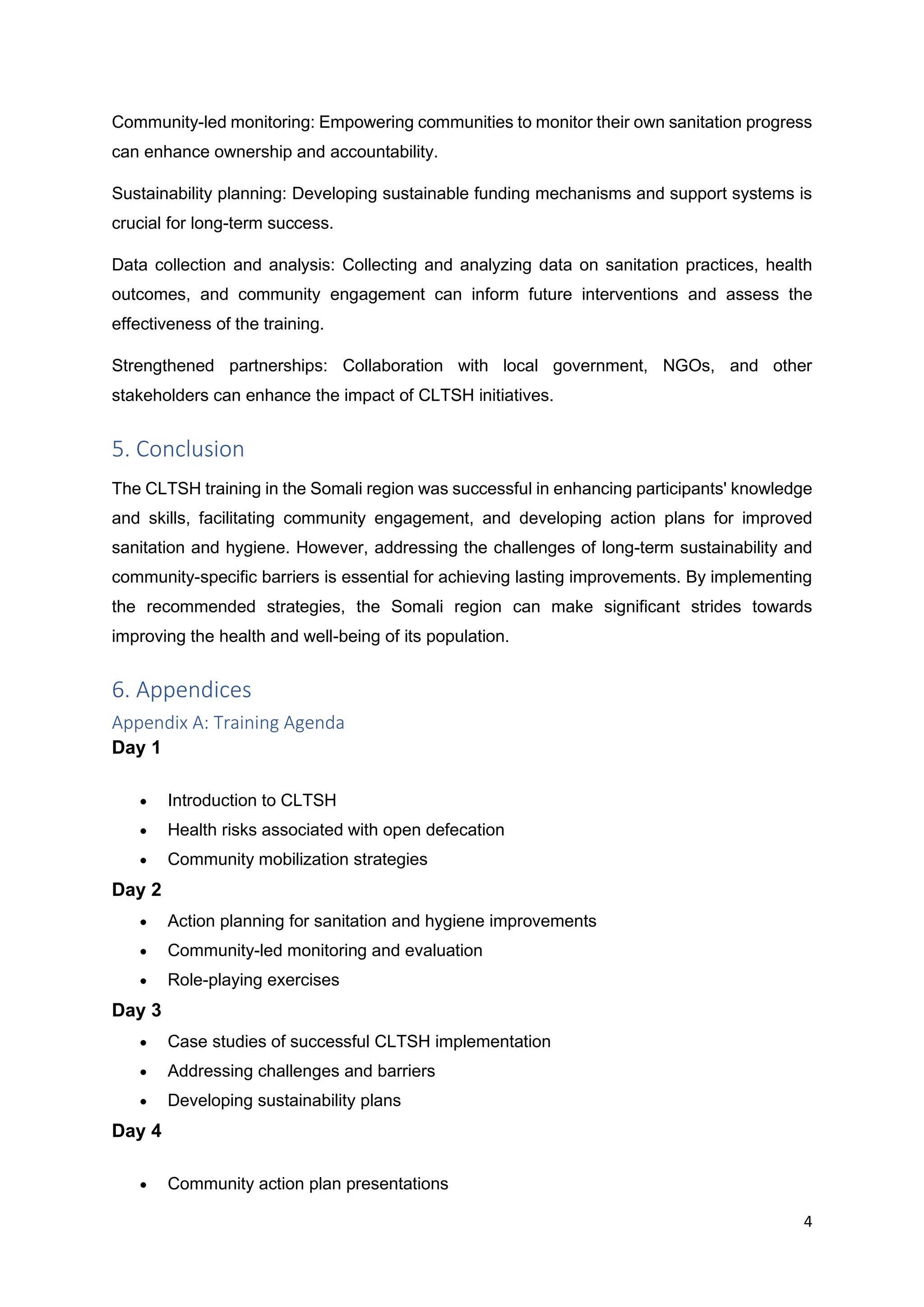 CLTSH REPORT: Community Led Total Sanitation and Hygiene (CLTSH) | PDF