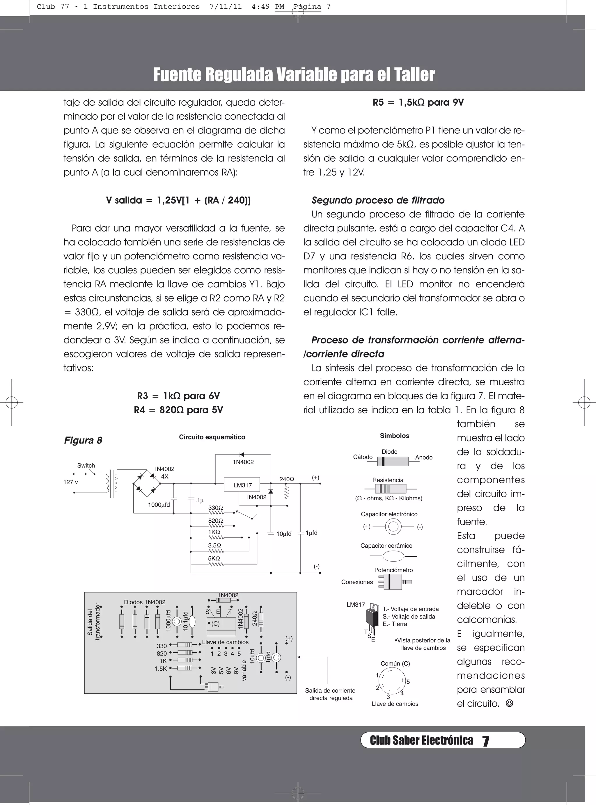 Club 077 montajes de instrumental electronico 2 | PDF