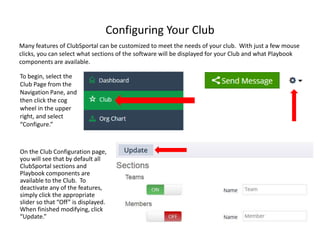 Club Admin - Getting Started | PPT