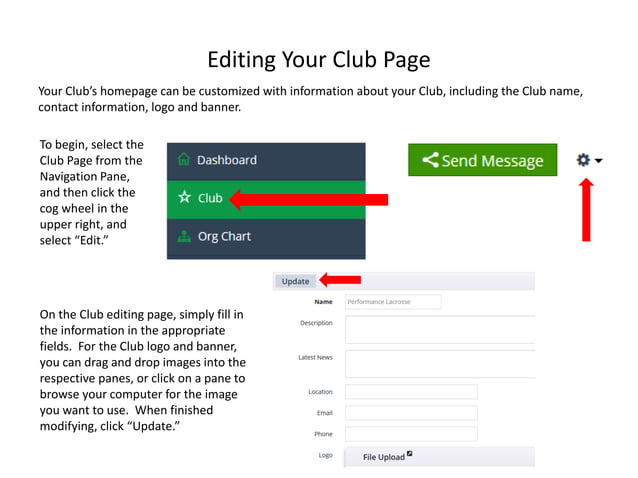 Club Admin - Getting Started | PPT