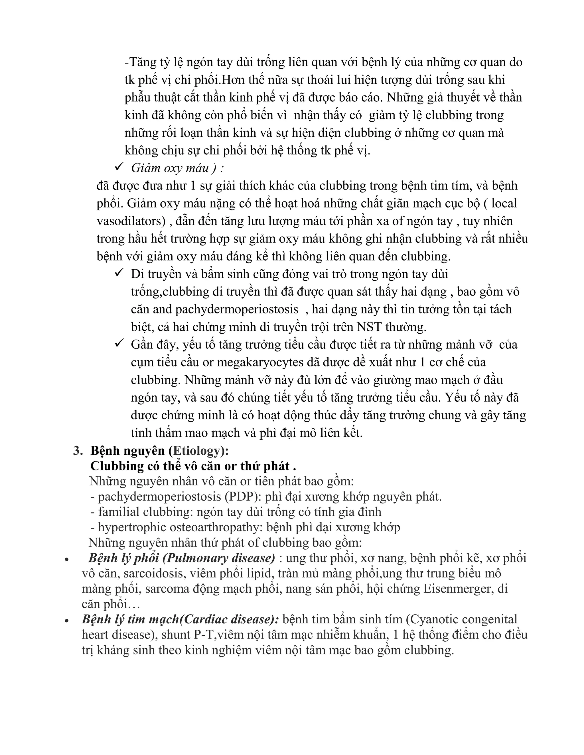Clubbed fingers | PDF