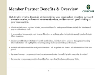 Club Benefits Presentation | PPT | Large Business | Business