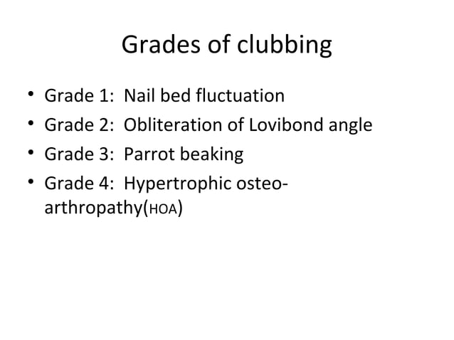Clubbing | PPT