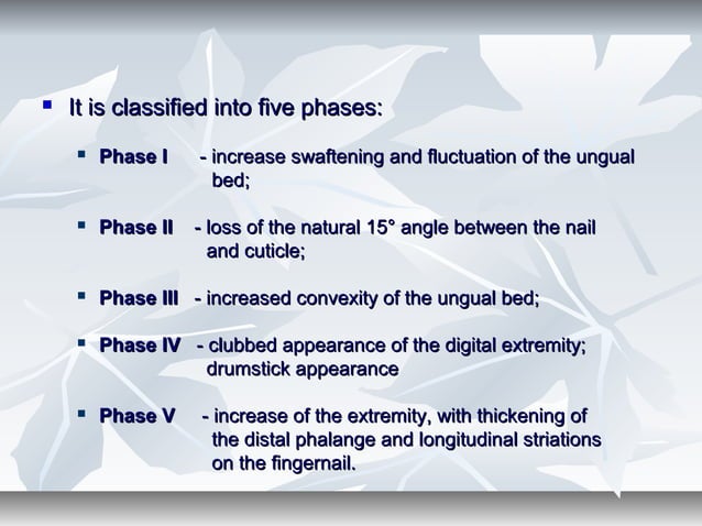 Clubbing | PPT | Lung and Respiratory Health | Diseases and Conditions