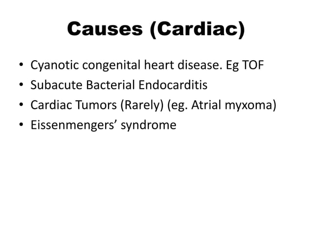 Clubbing | PPTX | Lung and Respiratory Health | Diseases and Conditions